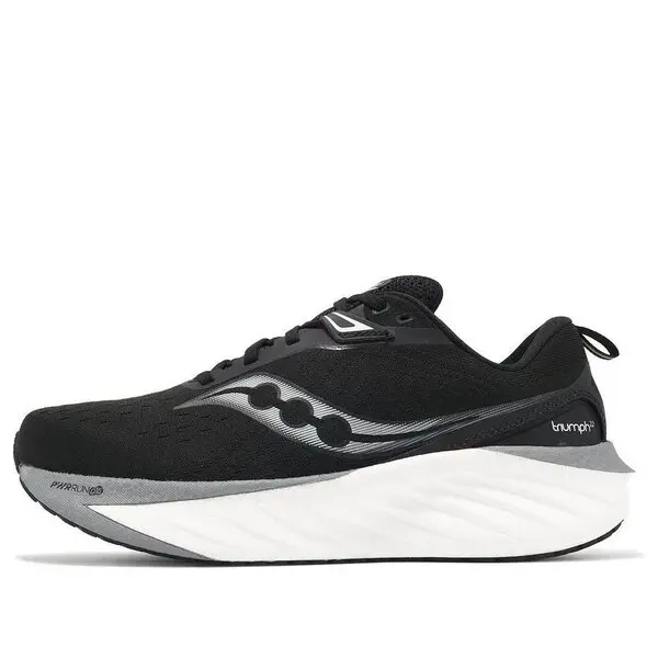 Saucony Triumph 22 Wide Athletic Sneakers - Black