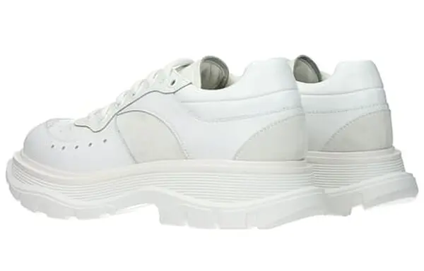 Alexander McQueen Tread Leather And Suede Trainers