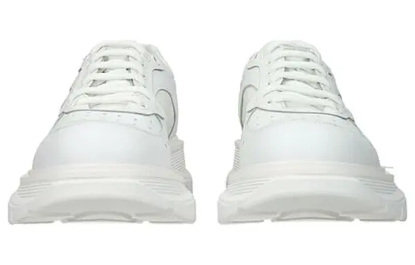 Alexander McQueen Tread Leather And Suede Trainers