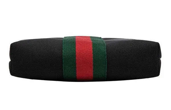 Gucci Canvas Shoulder Messenger Bag With Web Stripe