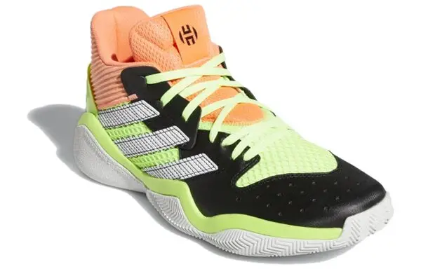 Adidas Harden Stepback Sneakers - Black/volt/orange
