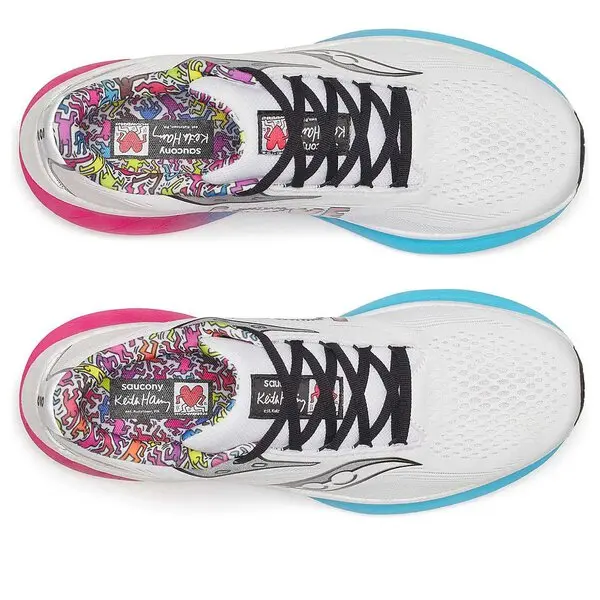 Saucony Ride 18 "keith Haring Love" Athletic Sneakers