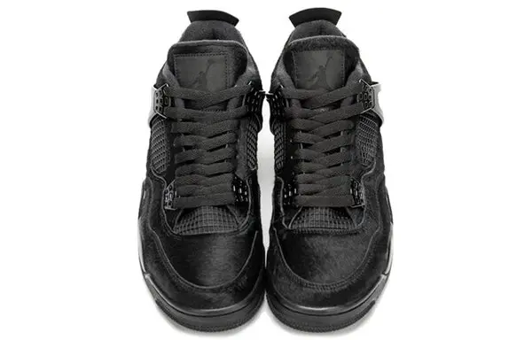 JORDAN Air 4 Retro X Olivia Kim 'no Cover' Sneakers - Black/black