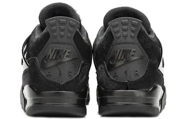 JORDAN Air 4 Retro X Olivia Kim 'no Cover' Sneakers - Black/black