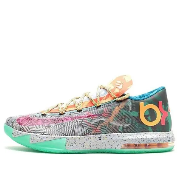 Nike Kd Vi "what The Kd" Sneakers - Purple/orange/silver