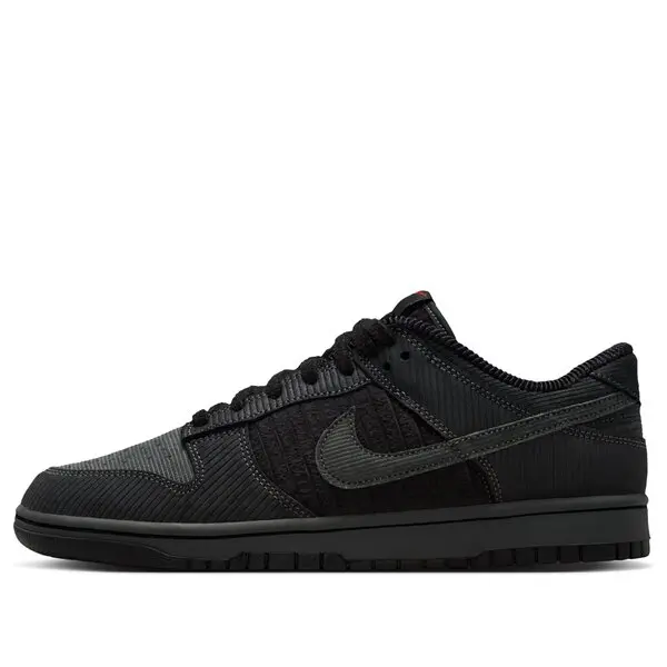 Nike Dunk Low Retro Premium 'black Corduroy' Sneakers