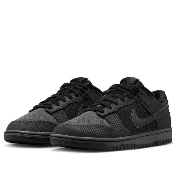 Nike Dunk Low Retro Premium 'black Corduroy' Sneakers