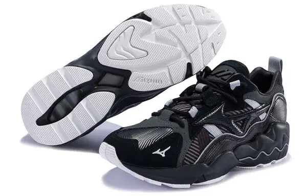 Mizuno Wave Rider 1 Sneakers - Black