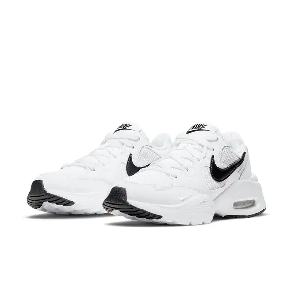 Nike Max Fusion Lace-up Sneakers - White/black