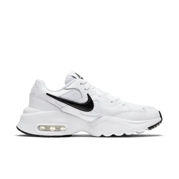 Nike Max Fusion Lace-up Sneakers - White/black