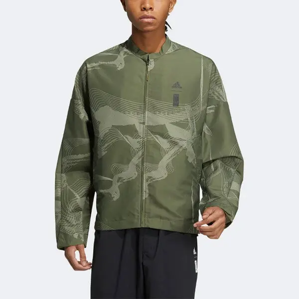 Adidas Ss22 Logo Printing Zipper Jacket - Multi-color
