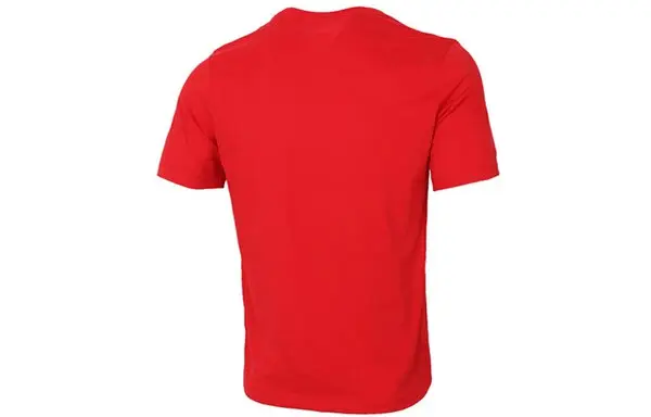 Nike Dri-fit Graphic Print Short Sleeve T-shirt - Red