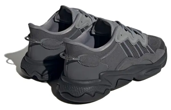 Adidas Originals Ozweego Lace-up Sneakers - Grey Five/core Black/grey