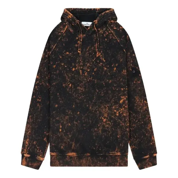 Stone Island Tie-dye Hoodie - Orange