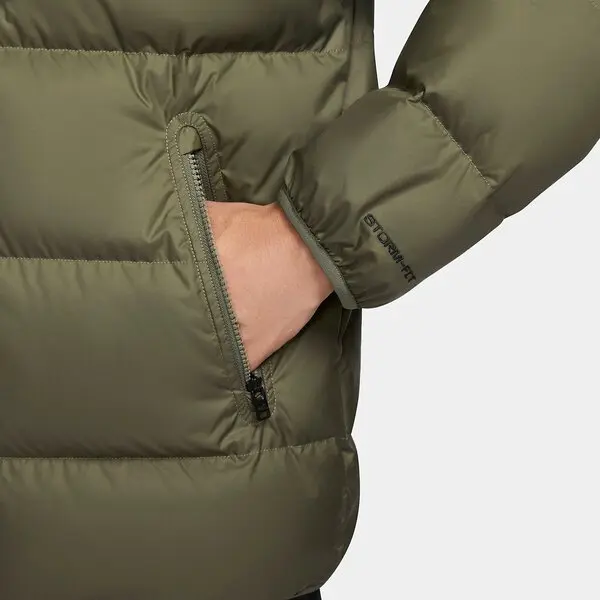 Nike Therma-fit Repel Hooded Puffer Jacket - Green