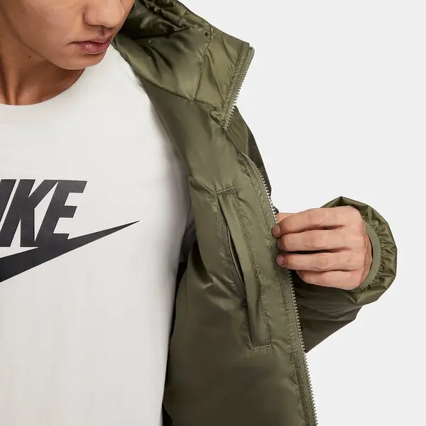 Nike Therma-fit Repel Hooded Puffer Jacket - Green