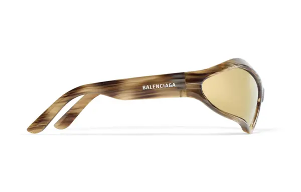 Balenciaga Fennec Oval Sunglasses - Bronze