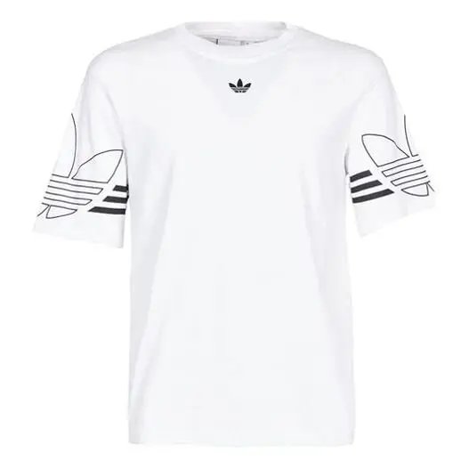 Adidas Originals Outline Tee Round Neck Short Sleeve