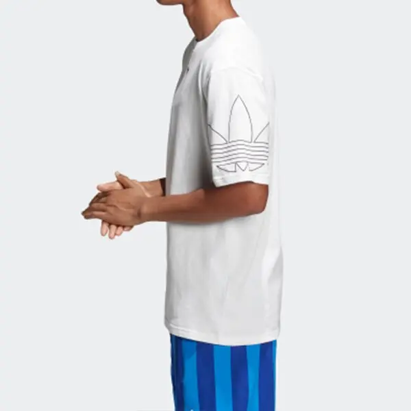 Adidas Originals Outline Tee Round Neck Short Sleeve