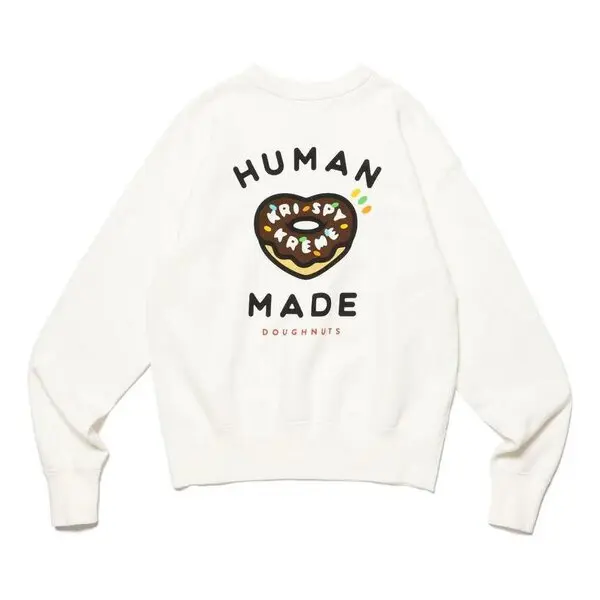 HUMAN MADE X Krispy Kreme Graphic Long Sleeve T-shirt - White