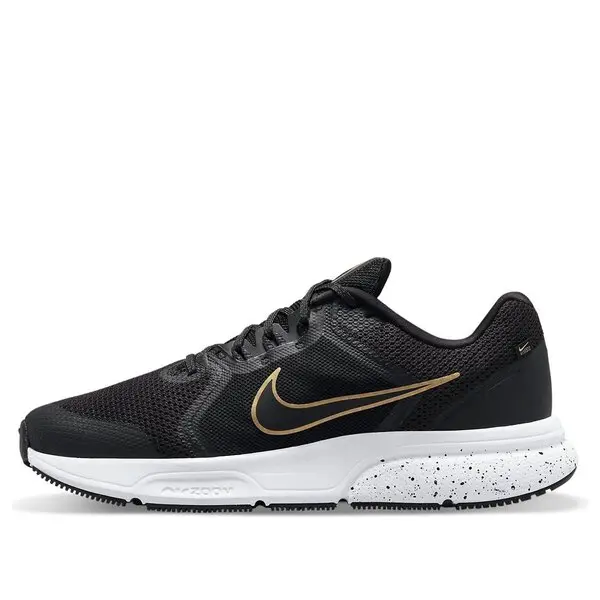 Nike Zoom Span 4 Sneakers - Black/white/gold