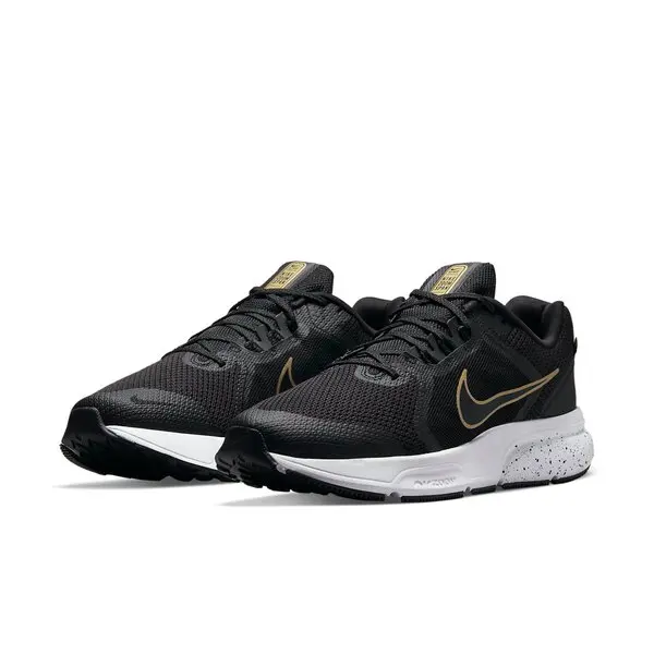 Nike Zoom Span 4 Sneakers - Black/white/gold