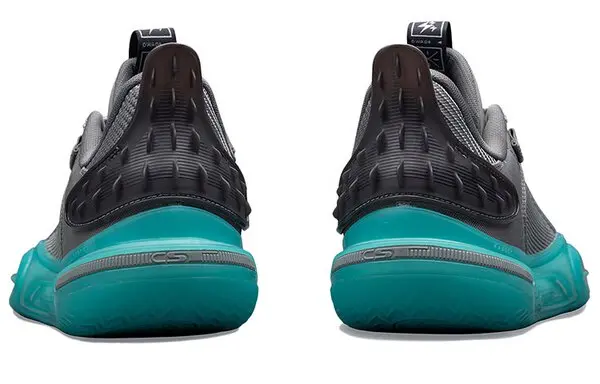 LI-NING Wade All City 'team No Sleep' Athletic Sneakers - Grey/teal