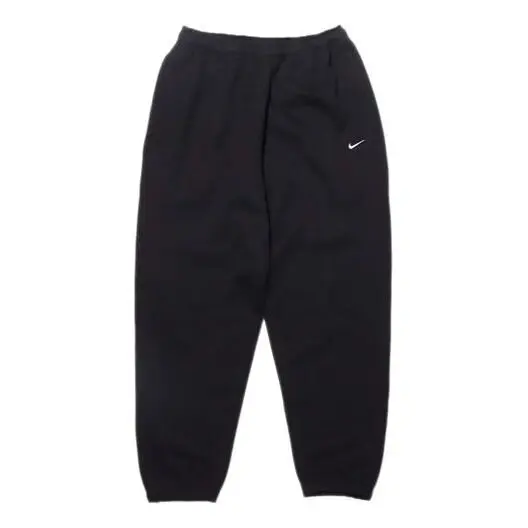 Nike Lab Solid Color Thermal Track Pants For - Black