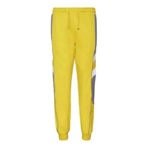 CONVERSE Track Pants Asia Sizing 'yellow - Yellow/grey