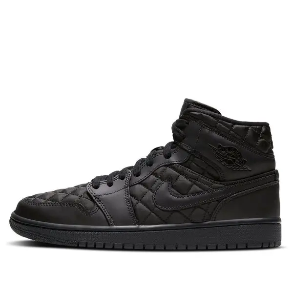 JORDAN 1 Mid Se Quilted Sneakers - Black