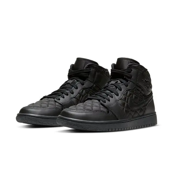 JORDAN 1 Mid Se Quilted Sneakers - Black