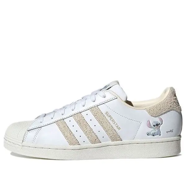 Adidas Disney X Superstar 'stitch' Sneakers - White