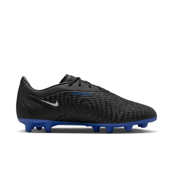 Nike Phantom Gx Academy Hg Ag Soccer Cleats - Black/hyper Royal/chrome