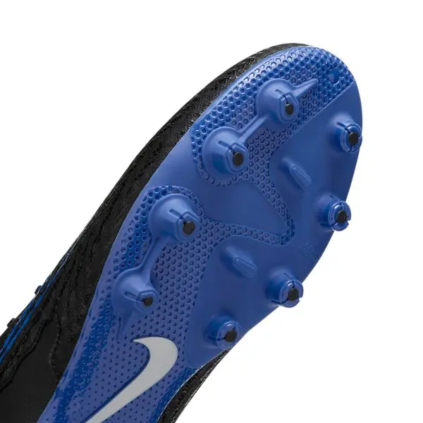 Nike Phantom Gx Academy Hg Ag Soccer Cleats - Black/hyper Royal/chrome