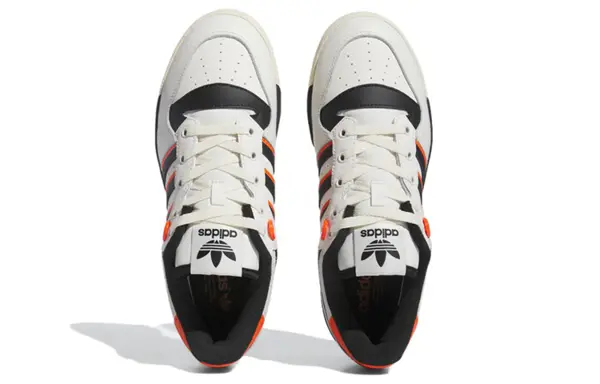 Adidas Rivalry Low 86 Shoes - White/black/orange