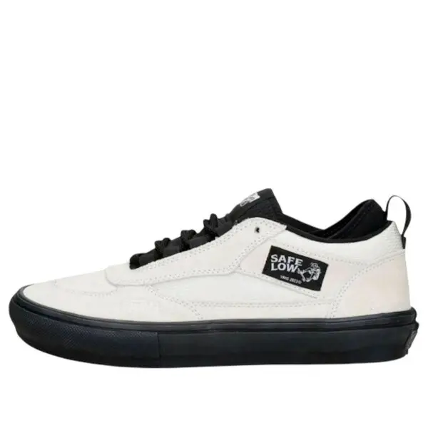 VANS X Atiba Jefferson Skate Safe Low Top Sneakers - White/black
