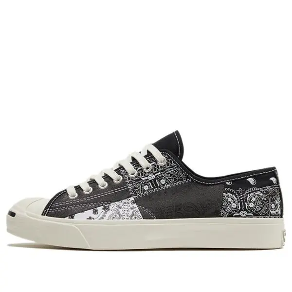 CONVERSE Jack Purcell Patchwork Low Top Sneakers - Black/white/grey