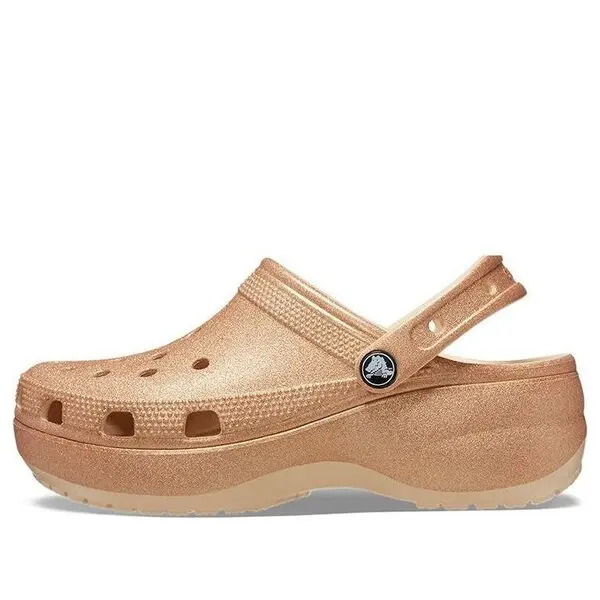 CROCS Classic Glitter Clogs - Orange