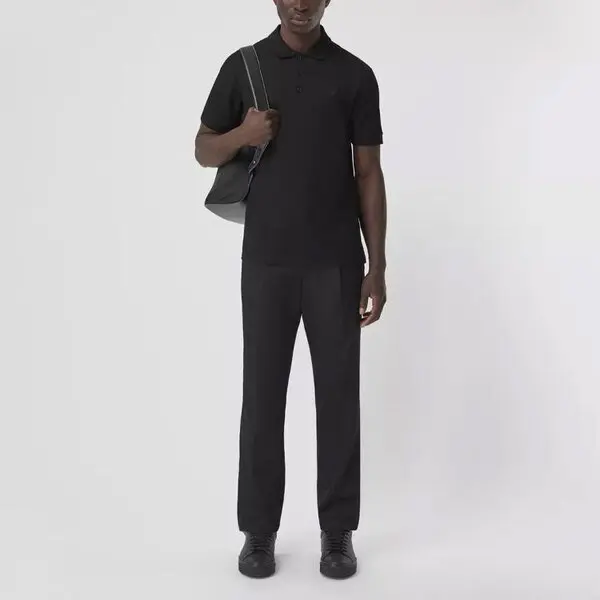 Burberry Pattern Short Sleeve Polo Shirt