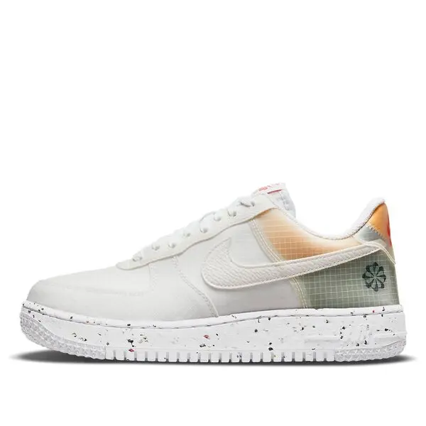 Nike Force 1 Crater Sneakers - White/orange