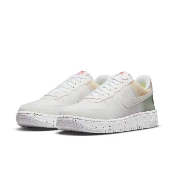 Nike Force 1 Crater Sneakers - White/orange