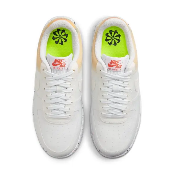 Nike Force 1 Crater Sneakers - White/orange