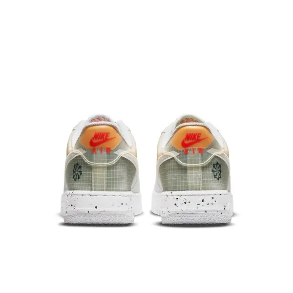 Nike Force 1 Crater Sneakers - White/orange