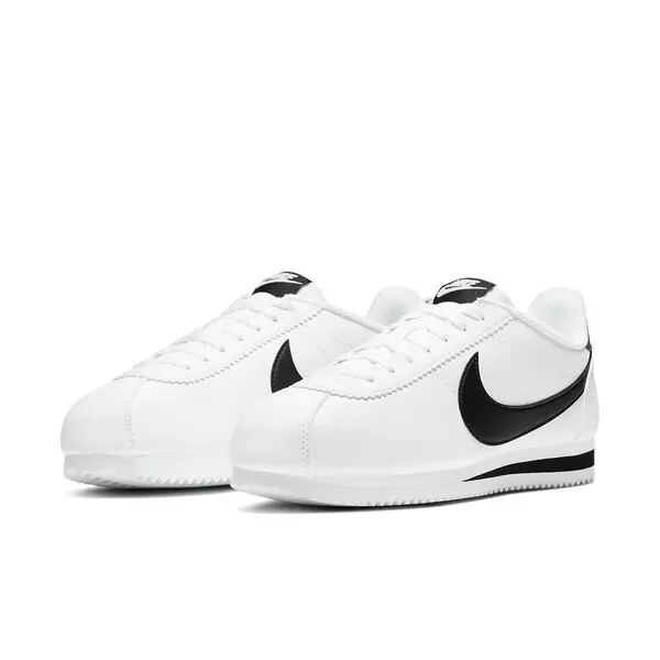 Nike Classic Cortez Leather Sneakers - White/black