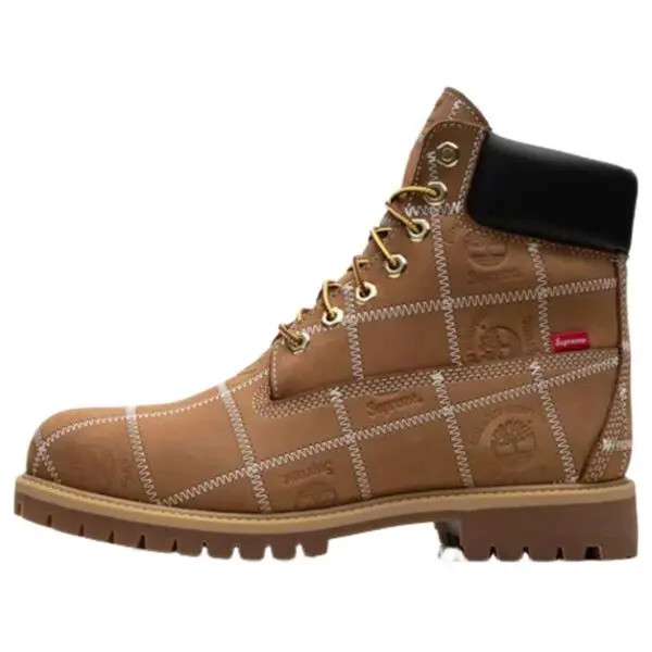 Timberland X Supreme Inch Premium Waterproof Boot 'patchwork - Wheat