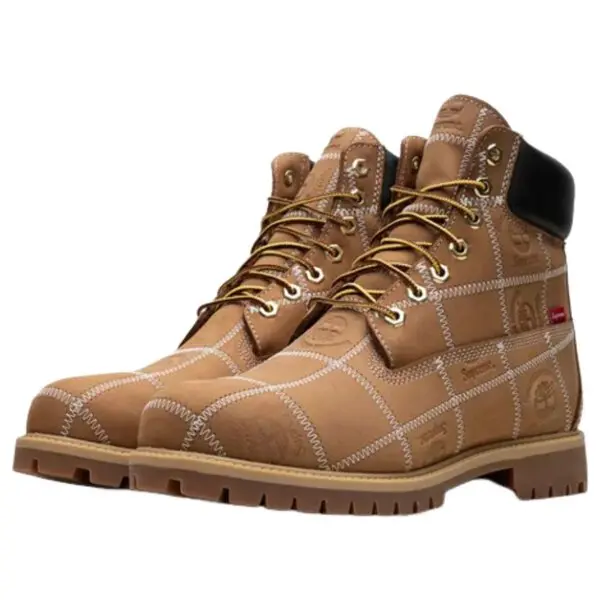 Timberland X Supreme Inch Premium Waterproof Boot 'patchwork - Wheat