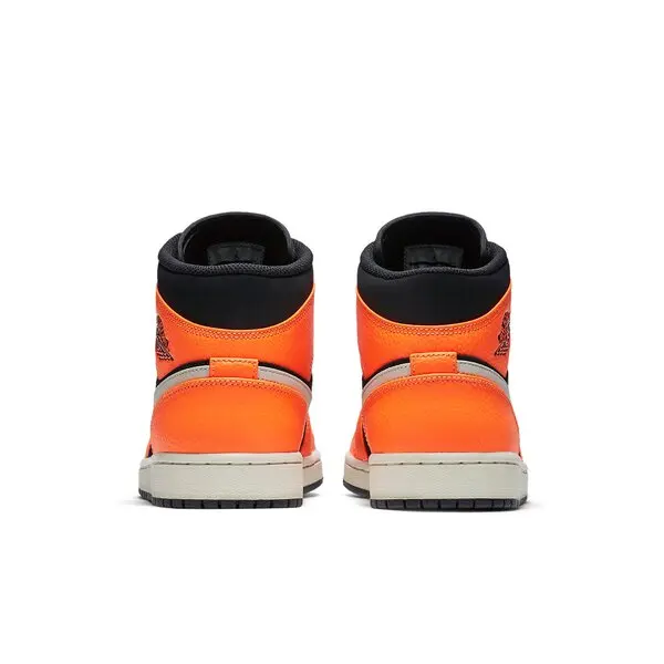 JORDAN 1 Mid Sneakers - Black/cone-light Bone