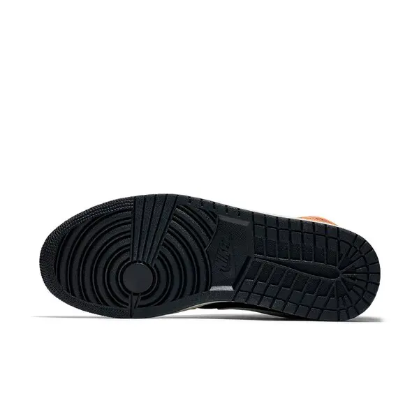 JORDAN 1 Mid Sneakers - Black/cone-light Bone