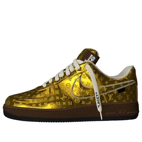 Nike X Louis Vuitton Air Force 1 Low - Gold