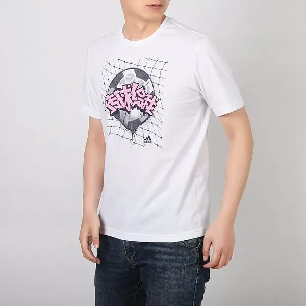 Adidas Printing Pattern Sports Short Sleeve